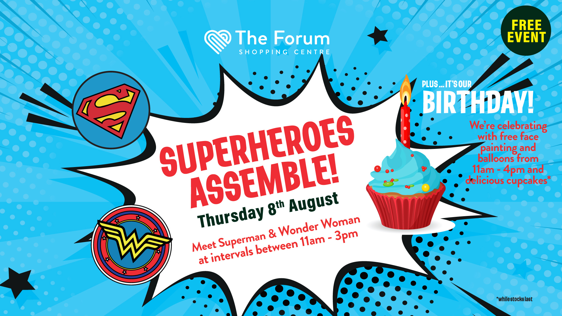 Superheroes Assemble! - The Forum Shopping Centre